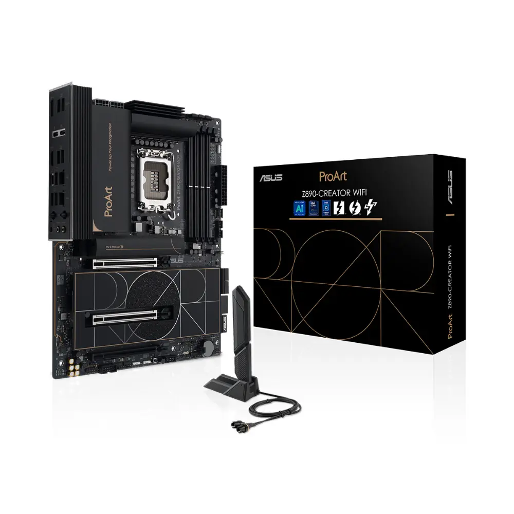 Asus ProArt Z890-Creator WiFi LGA 1851 Soket | Güçlü ve Hızlı Anakart