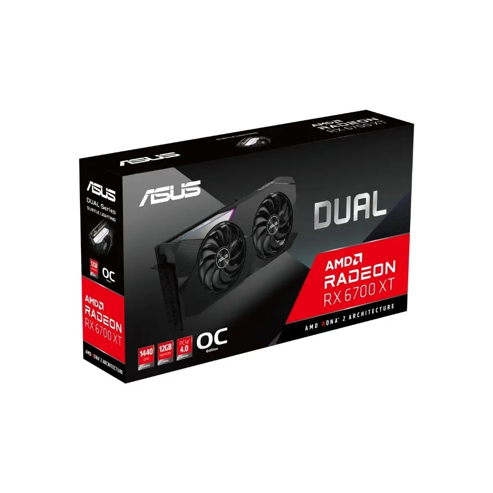 Asus Dual Radeon RX 6700 XT 12GB GDDR6 | Yüksek Performanslı Ekran Kartı